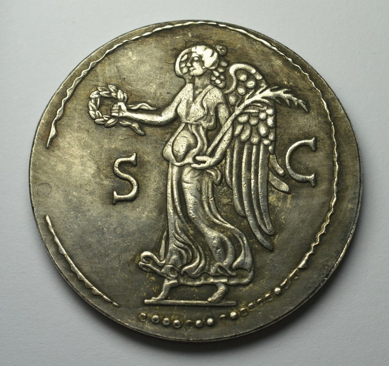 Large Roman Silver Emperor Galba Coin With Victoria victory. | Etsy
