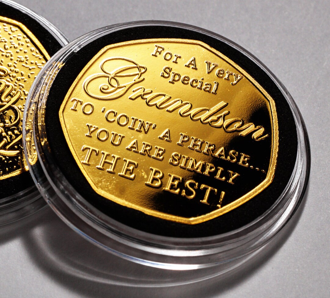 Happy Birthday Commemorative in Capsule - for a Very Special Grandson ...