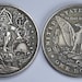 1899 Morgan Silver Dollar. Urizen/mythology. Carved/hobo Coin. 38mm 23g ...