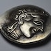 Ancient Greek Silver Athenian Tetradrachm Coin 450BC. Owl of Athena ...