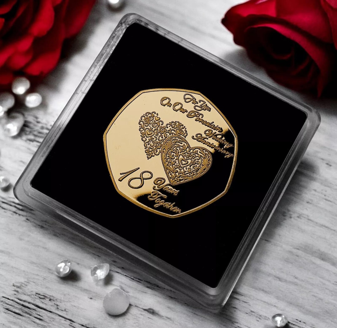For You on OUR 18th PORCELAIN Wedding Anniversary 24ct Gold ...