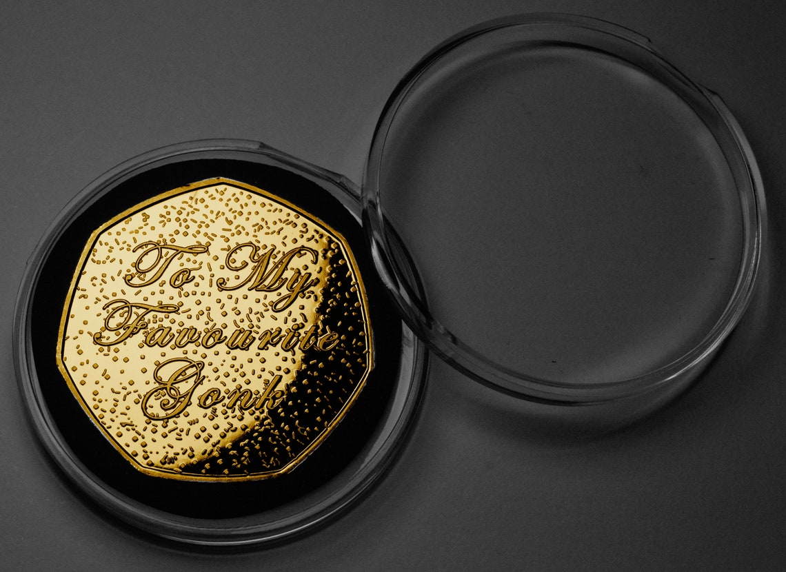 To MY FAVOURITE GONK 24ct Gold Commemorative Coin in Gift Box. Gift ...
