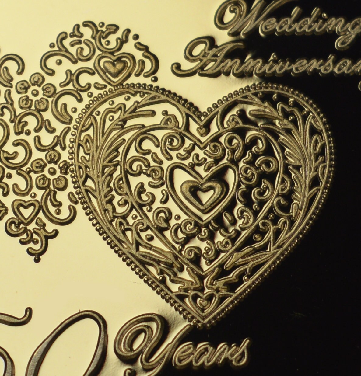 On Our 50th GOLDEN WEDDING ANNIVERSARY Commemorative. Gift/present ...