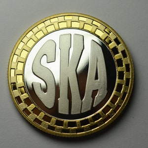 SKA Music 2TONE 'dual Metal' Silver and 24ct Gold Commemorative Coin in ...