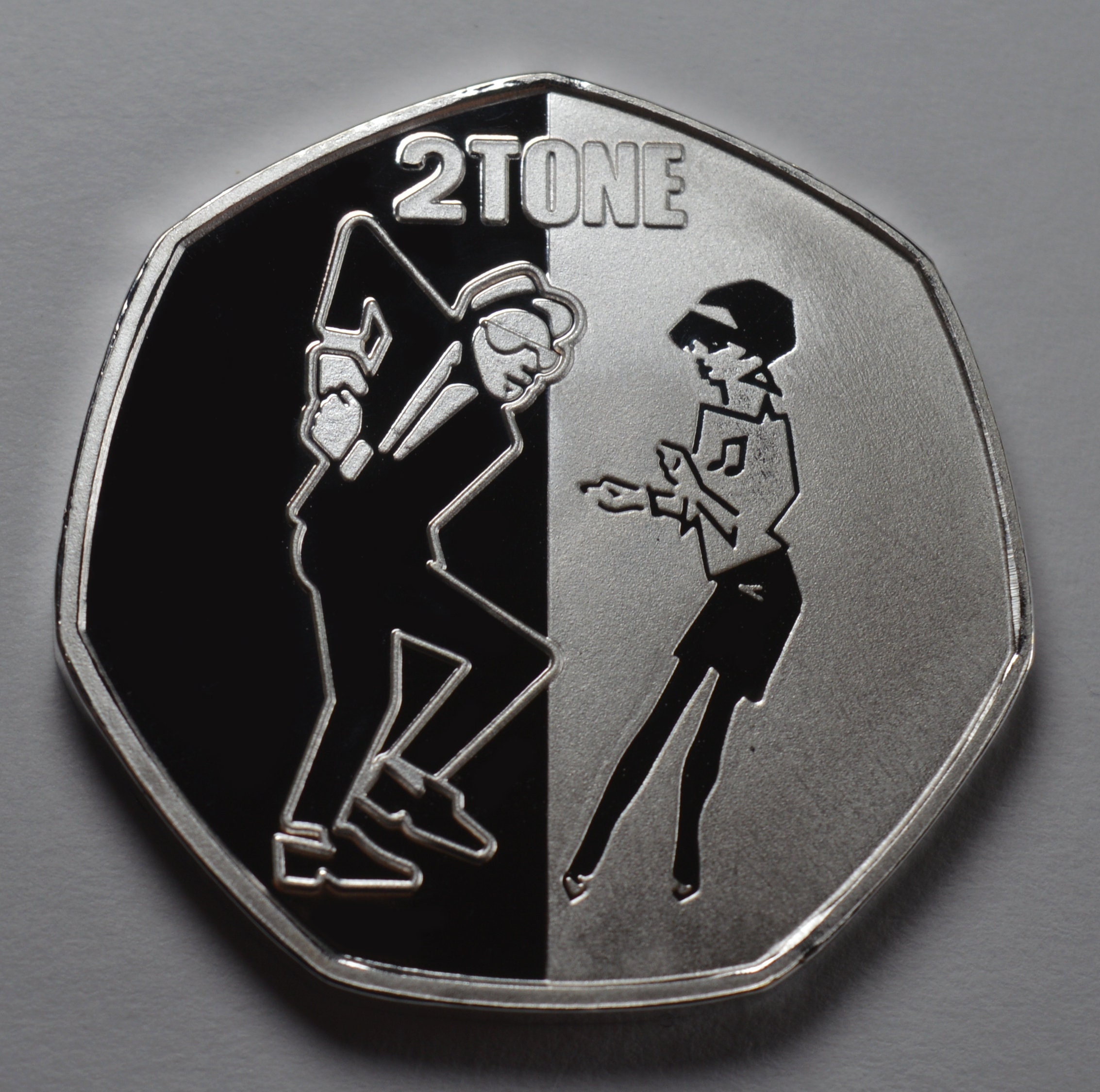 Pair of SKA Music 2TONE Silver & 24ct Gold Commemoratives in Display ...