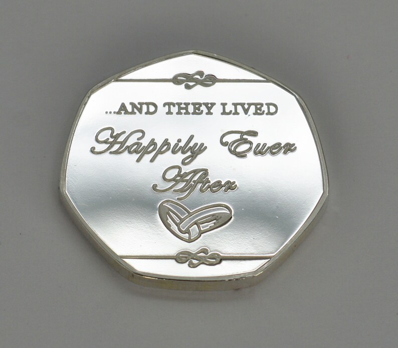 Congratulations on Your Wedding Day Silver Commemorative. - Etsy UK
