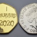 I SURVIVED 2020 24ct Gold Commemorative. Gift/present/novelty/memento ...