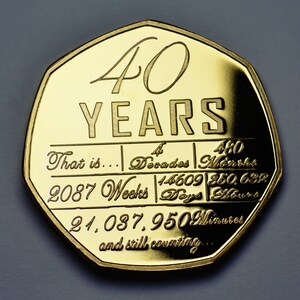 Pair of on Your 40th RUBY WEDDING ANNIVERSARY Commemoratives With ...