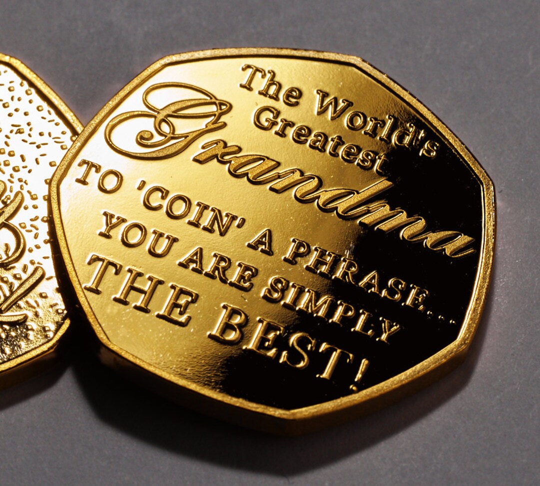 World's Greatest GRANDMA Happy Birthday Commemorative. 'coin a Phrase ...