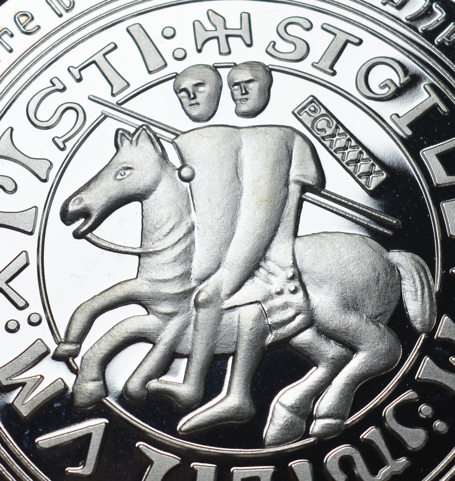 Pair of Large Masonic Knights Templar .999 Silver Coins With - Etsy