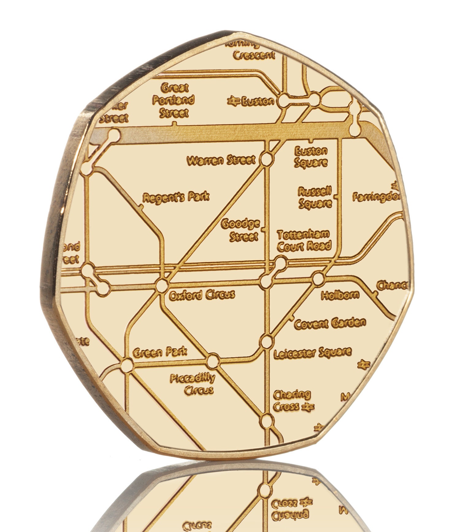 Officially Licensed LONDON UNDERGROUND 24ct Gold Commemorative - Etsy UK