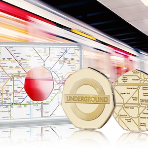 Officially Licensed LONDON UNDERGROUND 24ct Gold Commemorative in Case ...
