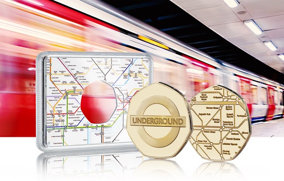 Officially Licensed LONDON UNDERGROUND 24ct Gold Commemorative | Etsy UK