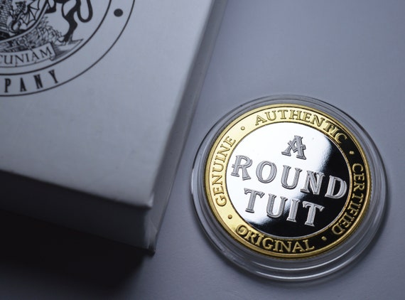 Extremely Rare 'A ROUND TUIT' Coin in Capsule and Gift | Etsy