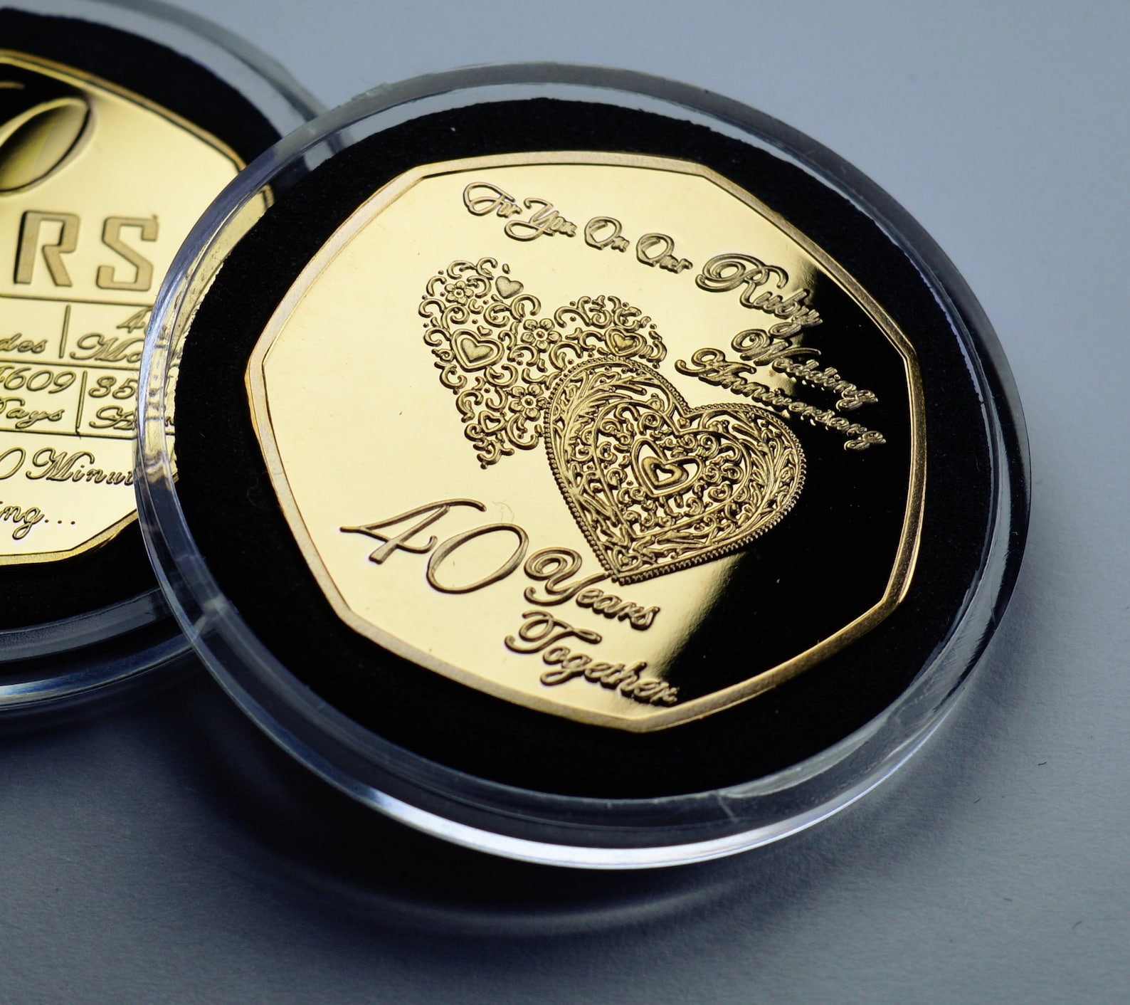 For You on Our 40th RUBY WEDDING ANNIVERSARY Commemorative in | Etsy UK