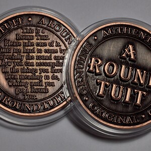 Extremely Rare 'A ROUND TUIT' Coin. Gift/present/novelty/collectable ...