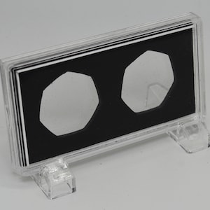 Pair of 50th Birthday Silver & 24ct Gold Commemoratives in 50p Coin ...