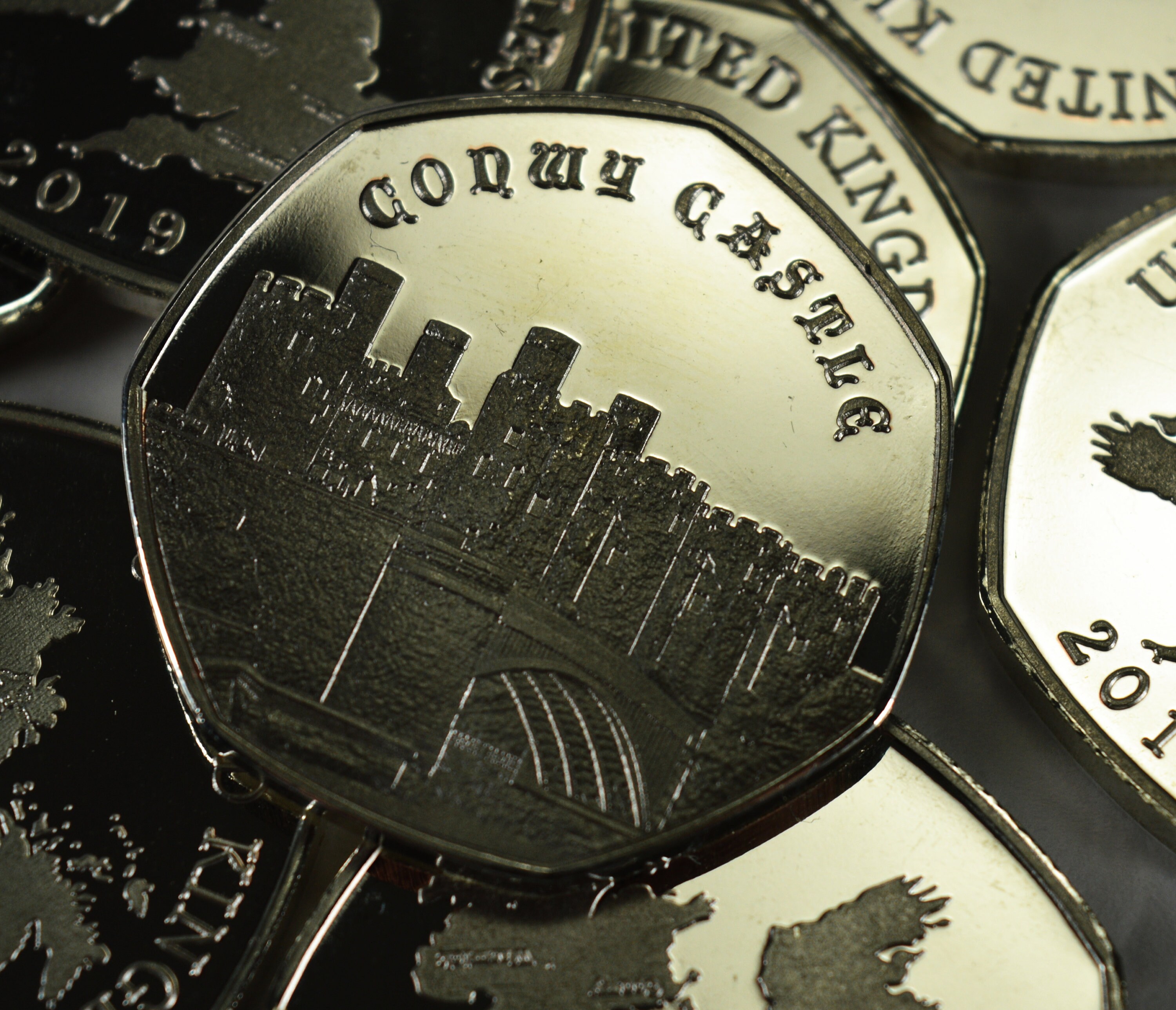 Conwy Castle Silver Commemorative Coin Albums/50p Collectors NEW 2019 ...