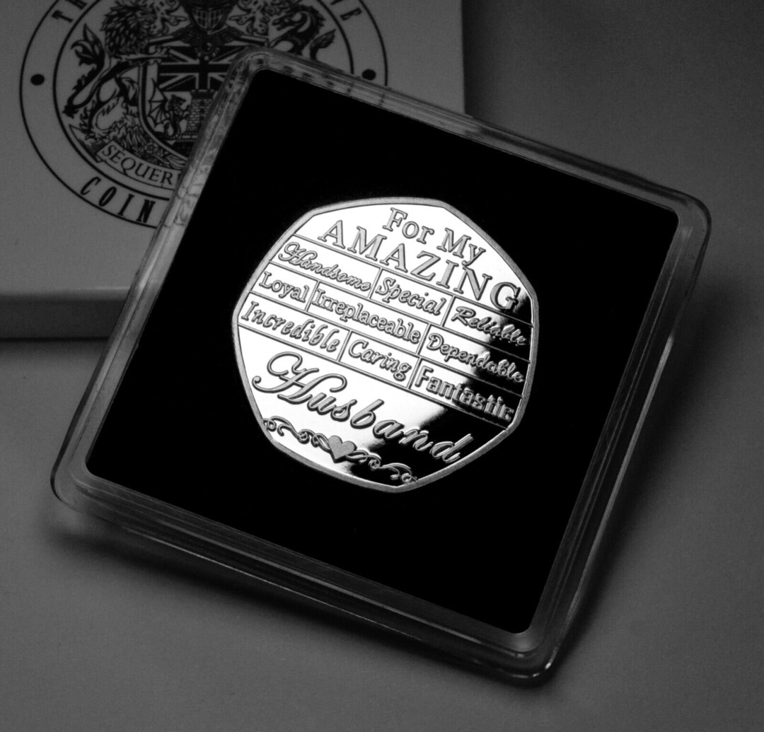 For My AMAZING HUSBAND 'happy Anniversary' .999 Silver Commemorative ...