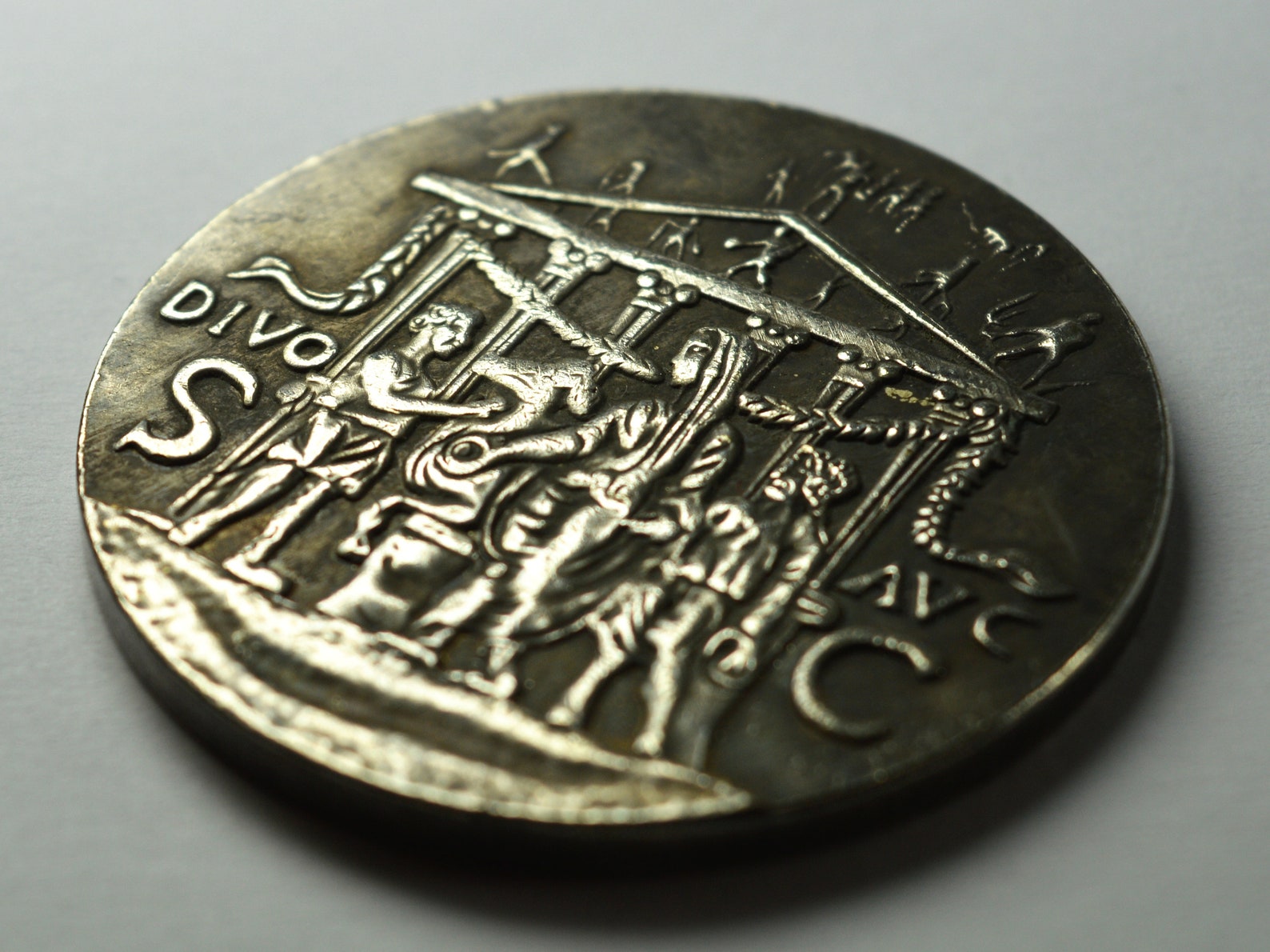 Large Roman Silver Emperor Caligula Coin with Pietas 3.5cm 20g | Etsy