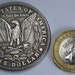 1899 Morgan Silver Dollar. Urizen/mythology. Carved/hobo Coin. 38mm 23g ...