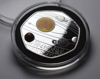 OUR SOLAR SYSTEM .999 Silver Commemorative. | Etsy