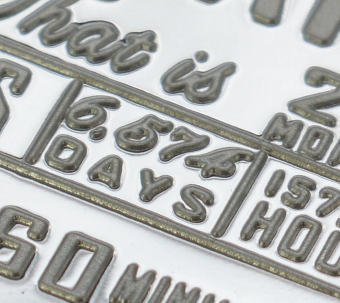 18th Birthday Silver Commemorative in Capsule. Gift/present ...