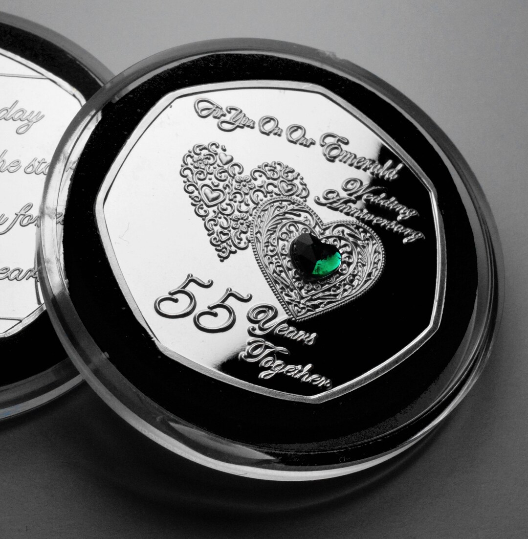 For You on Our 55th EMERALD WEDDING ANNIVERSARY Commemorative. Capsule ...