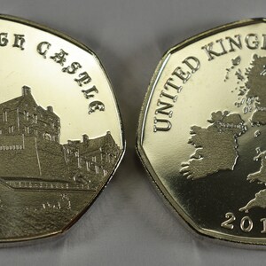 Edinburgh Castle Silver Commemorative Coin Albums/50p Collectors NEW ...