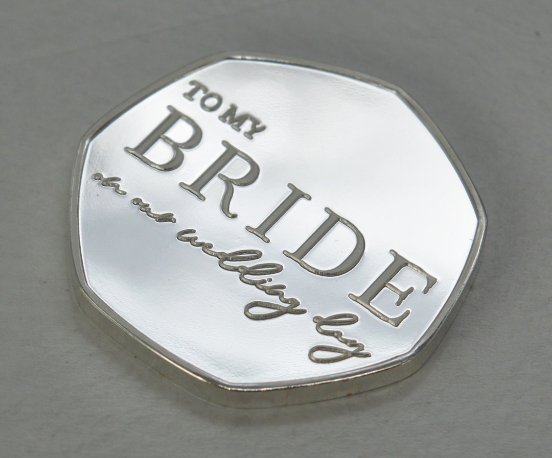 To My Bride on Our Wedding Day Commemorative. Gift/present/favour Wife ...