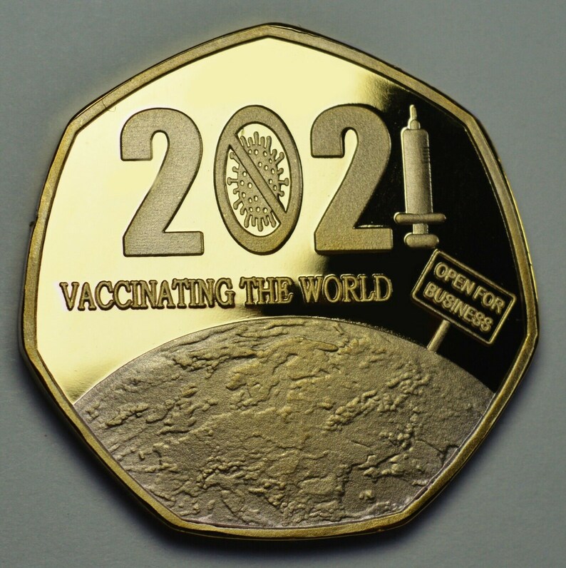 Trio of 24ct Gold Commemorative/reminder Coins. I Survived - Etsy UK