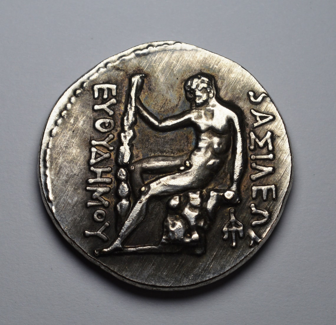 Ancient Greek Greco-bactrian Coin 200BC. Euthydemus I With - Etsy UK