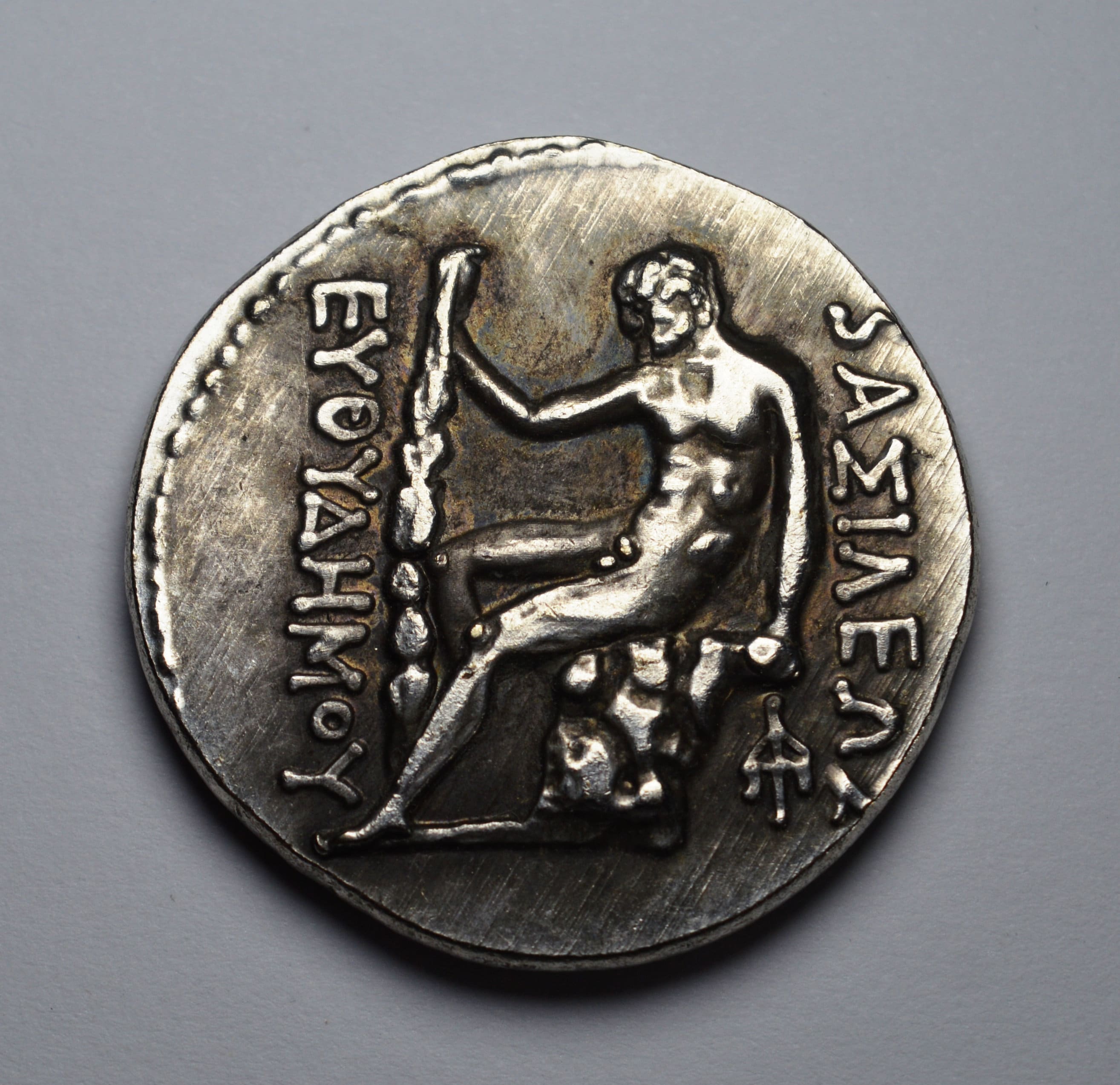 Ancient Greek Greco-Bactrian Coin 200BC. Euthydemus I with | Etsy