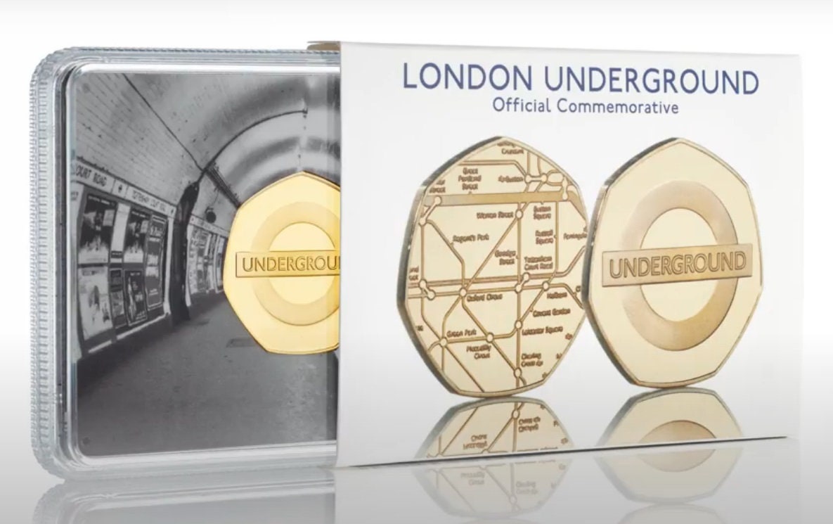 Officially Licensed LONDON UNDERGROUND 24ct Gold Commemorative - Etsy UK