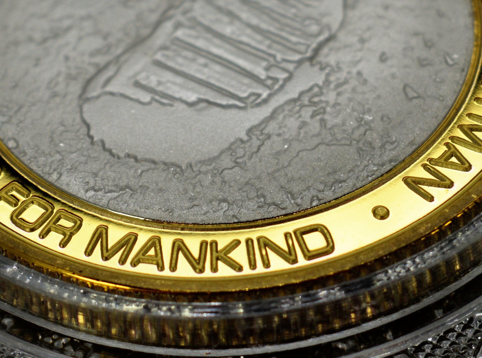 Apollo 11 Lunar/Moon Landings 'Dual Metal' Silver and | Etsy