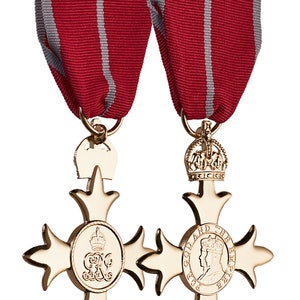 Full Size Replica OBE Medal. Military Award/ribbon. Order of the ...
