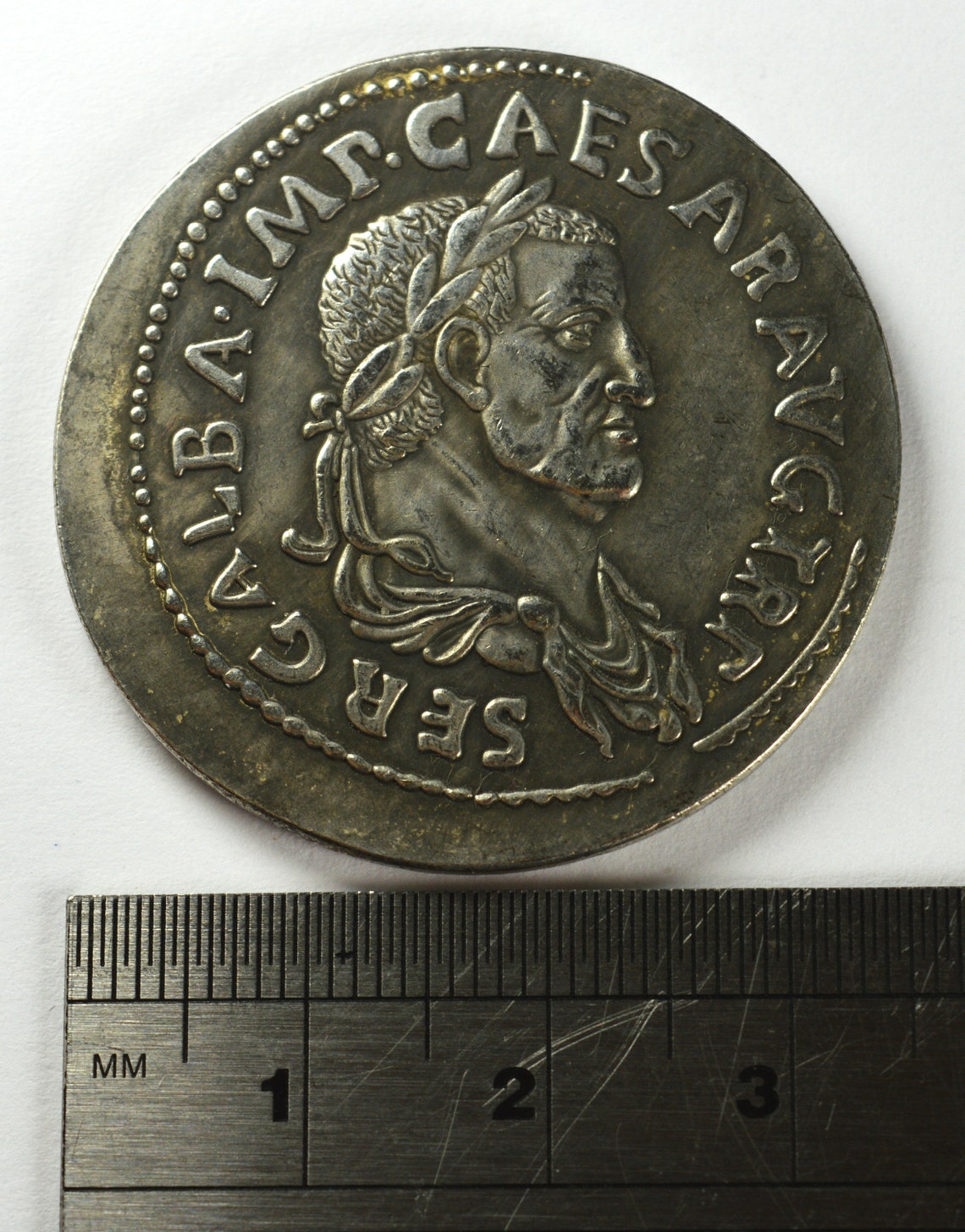 Large Roman Silver Emperor Galba Coin with Victoria Victory. | Etsy