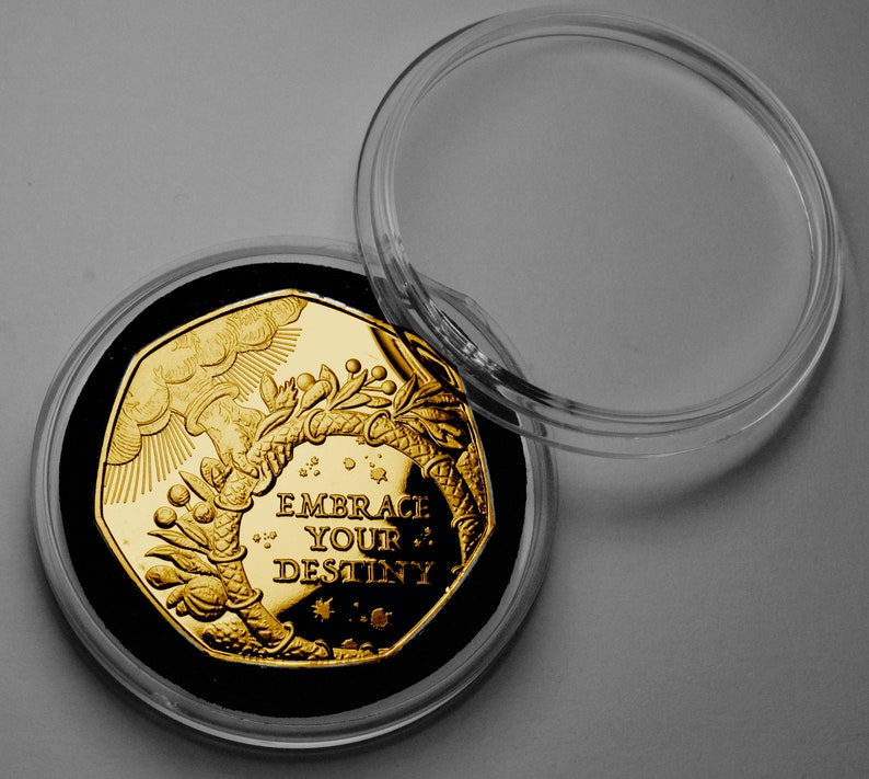 PALMISTRY 24ct Gold Commemorative in Capsule. Palm Reading, Divination ...