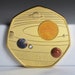 OUR SOLAR SYSTEM 24ct Gold Commemorative With Colour Gemstone - Etsy