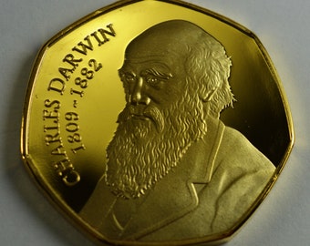 Charles Darwin Coin - Etsy