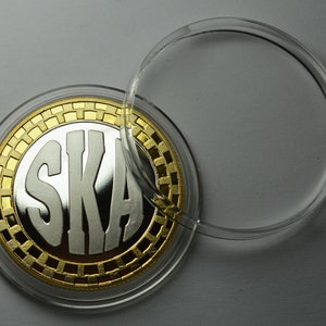 SKA Music 2TONE 'dual Metal' Silver and 24ct Gold Commemorative Coin in ...
