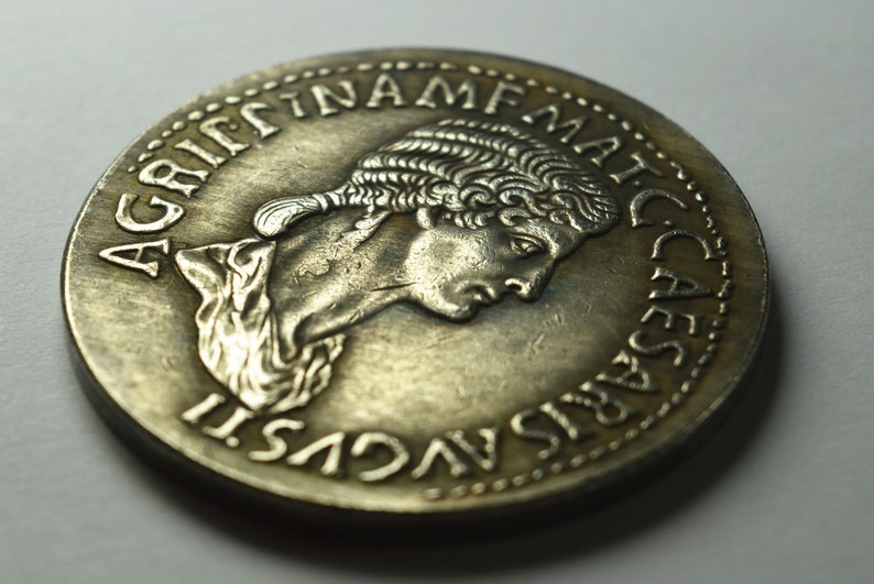 Large Roman Silver Sestertius Coin. Caligula Honour Strike - Etsy