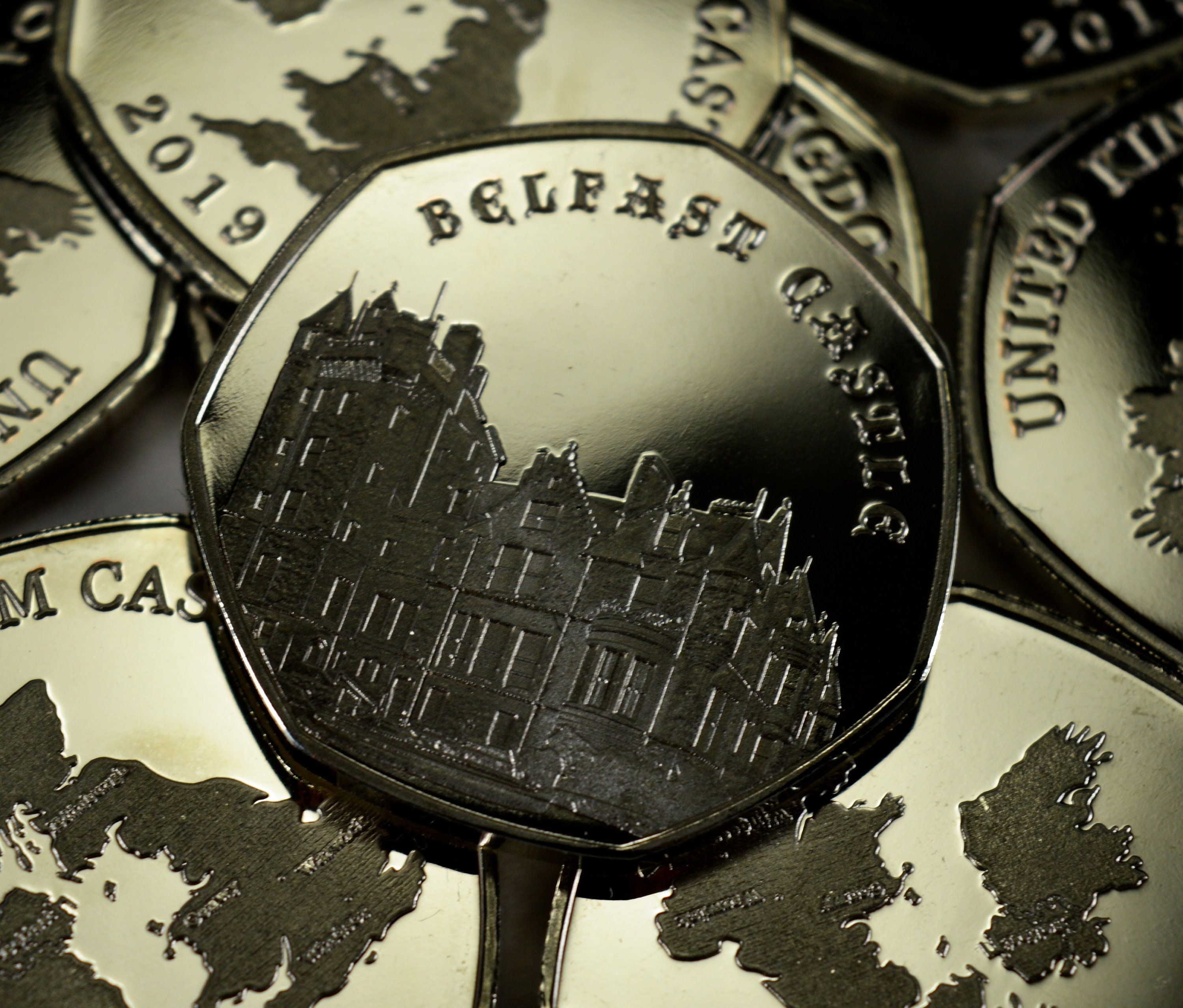 Belfast Castle Silver Commemorative Coin Albums/50p Collectors - Etsy