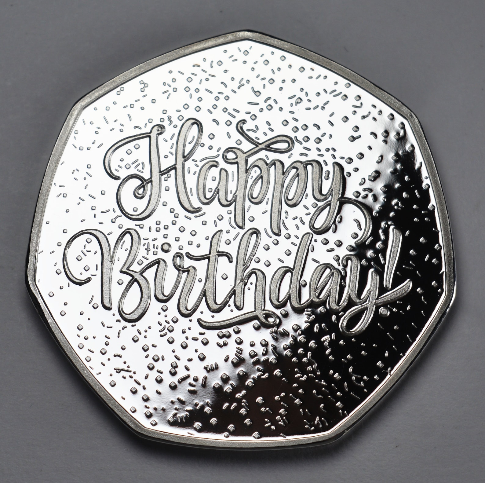 60th Birthday Silver Commemorative. Gift/present Congratulations/party ...