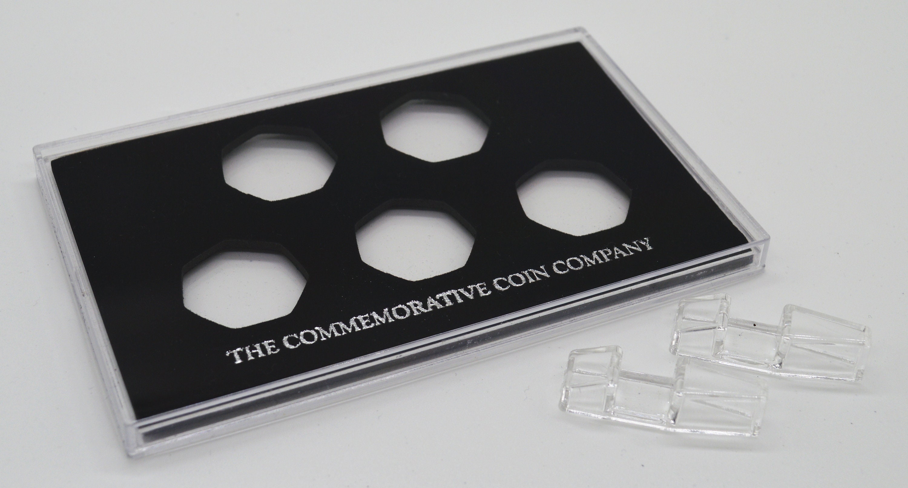 The Commemorative Coin Company Free Standing Acrylic Glass 50p ...