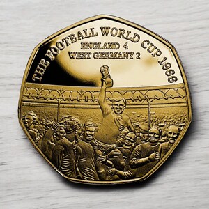 England 1966 Football World Cup 24ct Gold Commemorative in Capsule ...