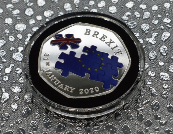 Brand New 2020 BREXIT Full Colour Silver Commemorative in | Etsy