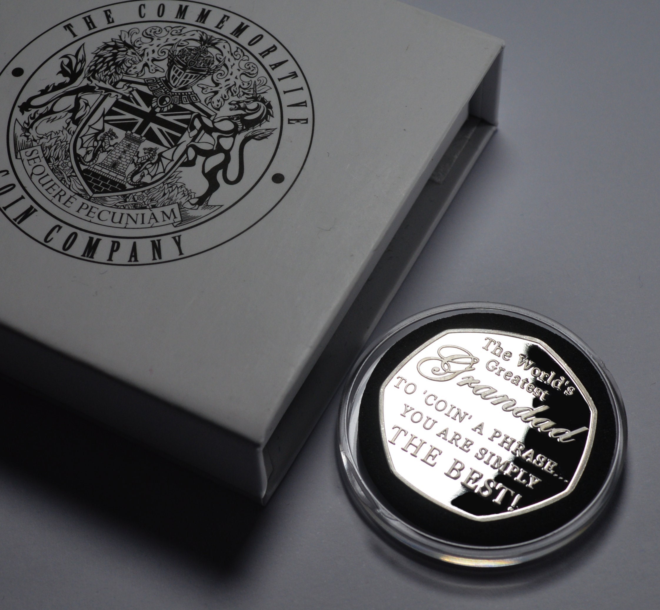 Happy Birthday Commemorative in Gift Box - World's Greatest Grandad ...