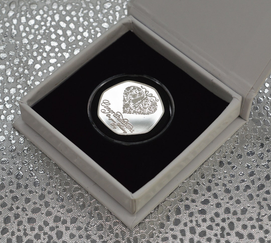 Congratulations on Your Wedding Day Silver Commemorative in ...