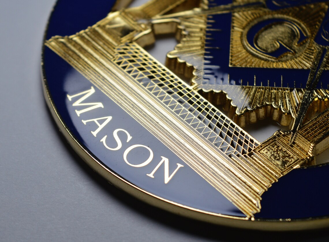 Large Enamelled MASONIC Car Emblem/decoration/badge/decal. - Etsy